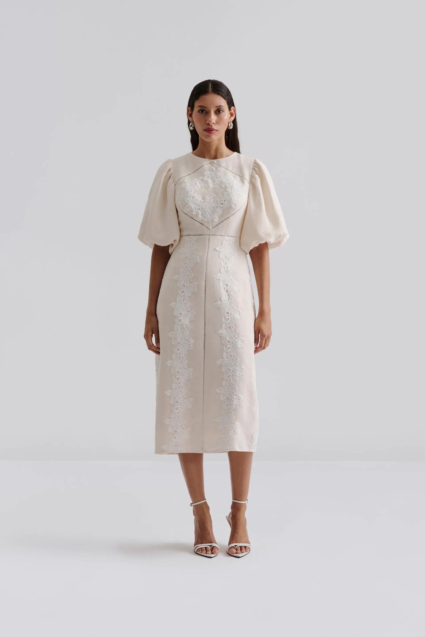 BY MALINA-12247680 RUDY EMBROIDERED LINEN DRESS – Coats and co.