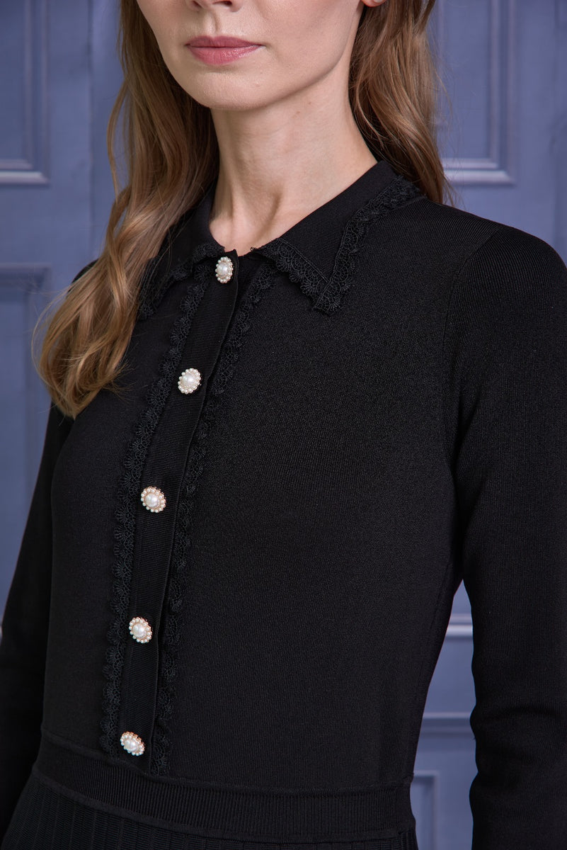 ROP-RPW2506 BLACK BUTTON TOP – Coats and co.